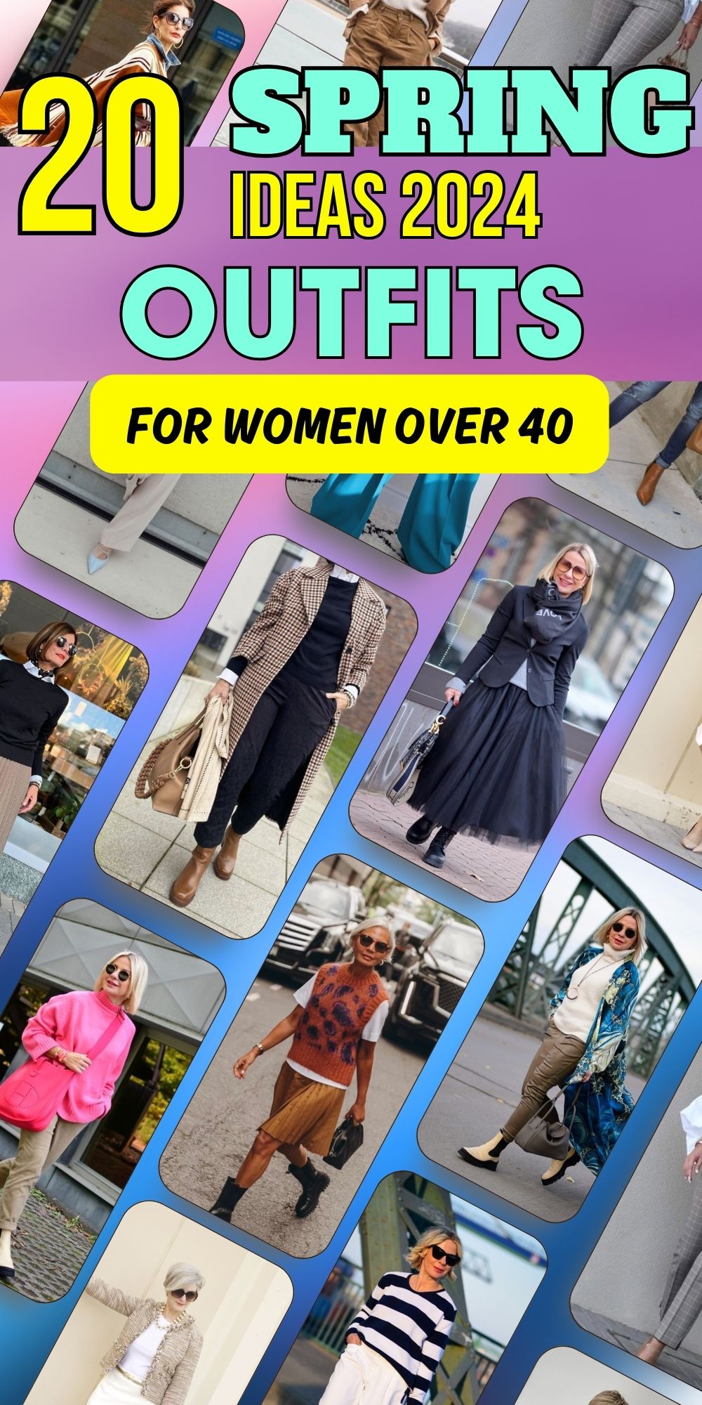 Chic Spring Fashion for Women Over 40: Casual - Trendy Outfits 2024