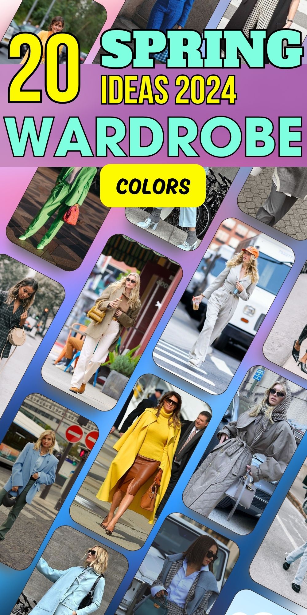 2024 Spring Wardrobe Colors: Bright, Neutral Palette Capsules