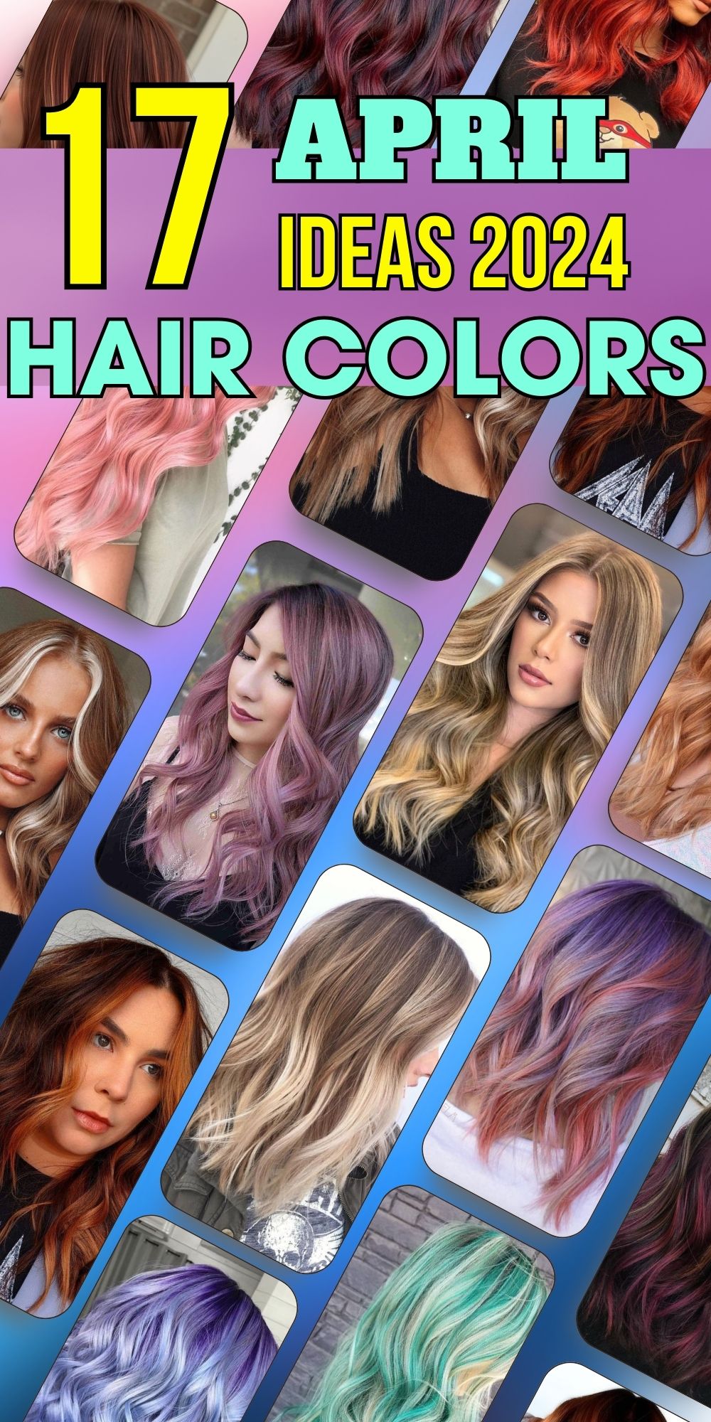 Top April 2024 Hair Color Trends: From Icy Platinum to Warm Sunset Hues