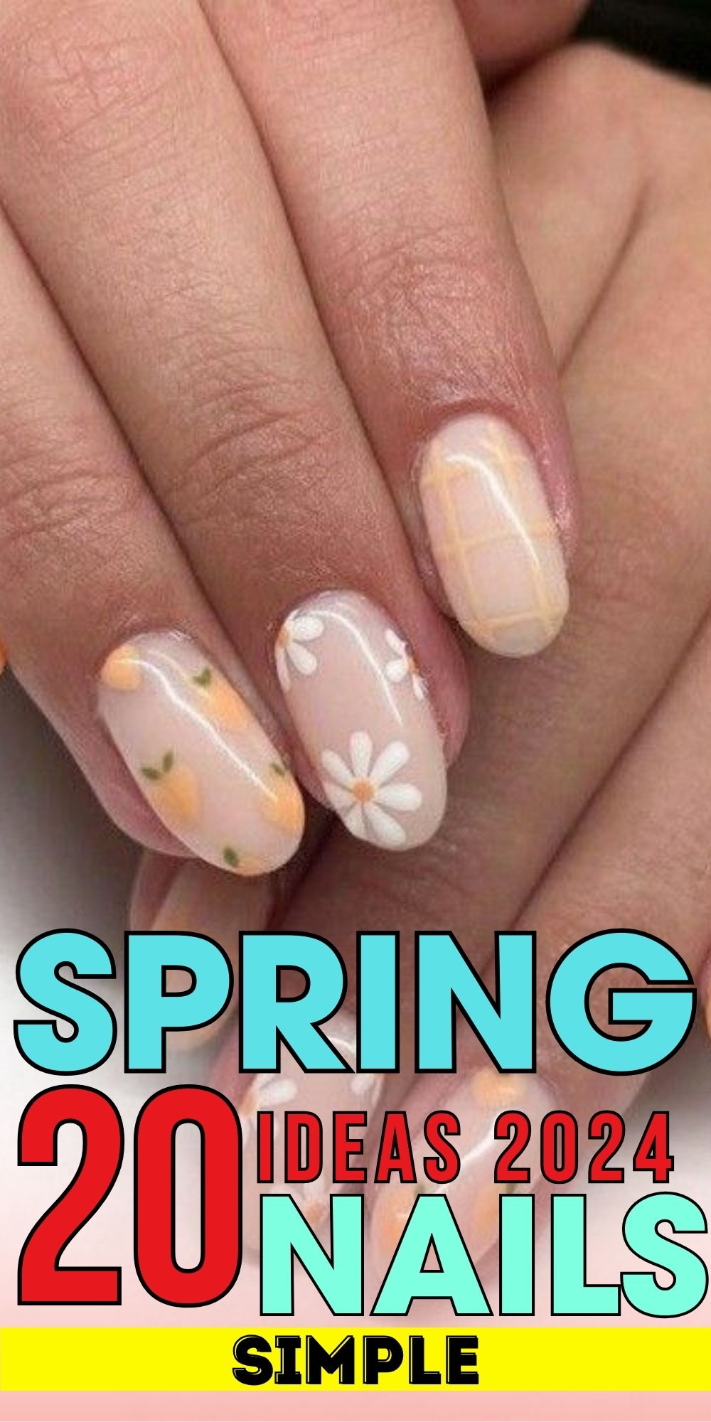 2024's Top Simple Spring Nails: Chic Short - Acrylic Designs Trend
